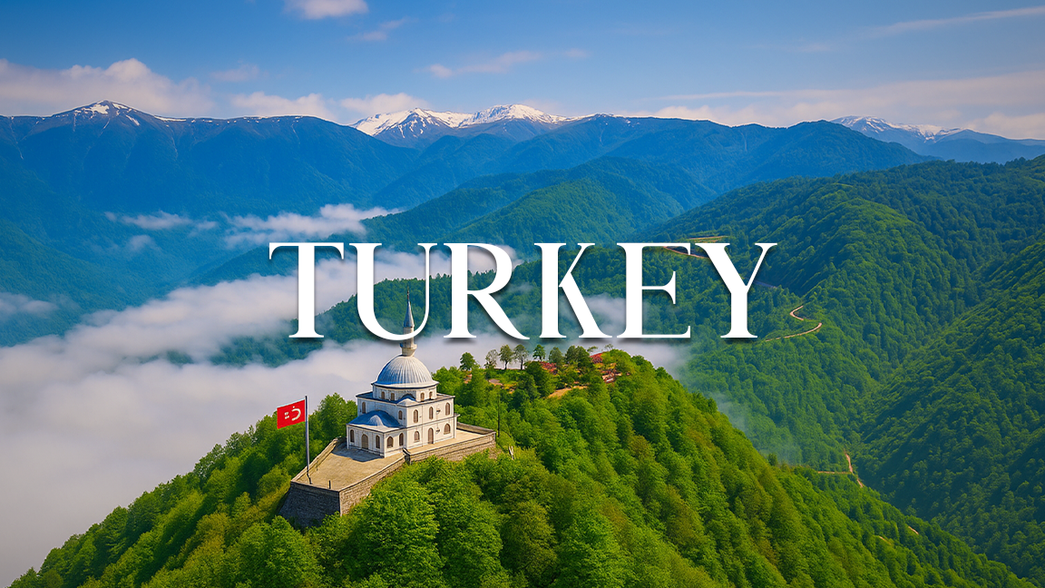 Turkije – Bergen, Kustlijnen en Landelijke Landschappen in 4K