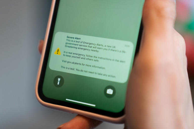 Millions to receive emergency alert text as new test announced