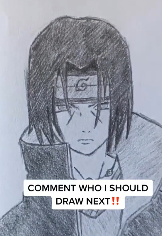 Drawing the GOAT – Itachi Uchiha from Naruto