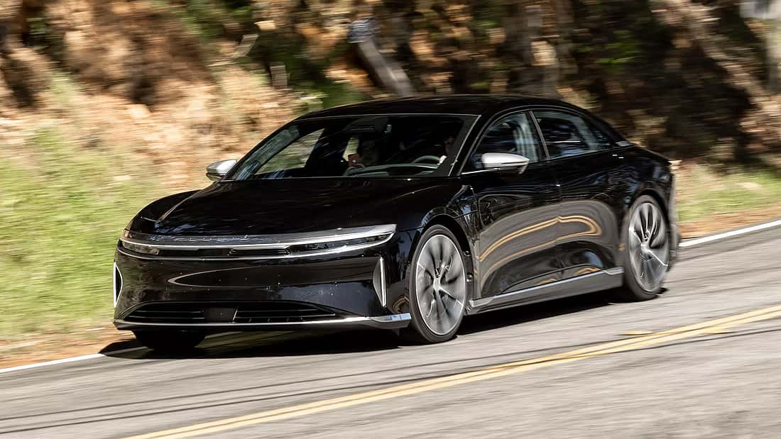 Reichweitentest El Prix von Norwegens Autoclub NAF: Lucid Air ist ...