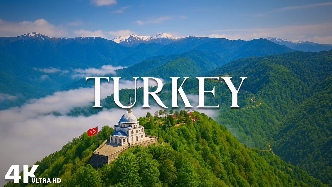 Turquía – Montañas, Costas y Paisajes Rurales en 4K