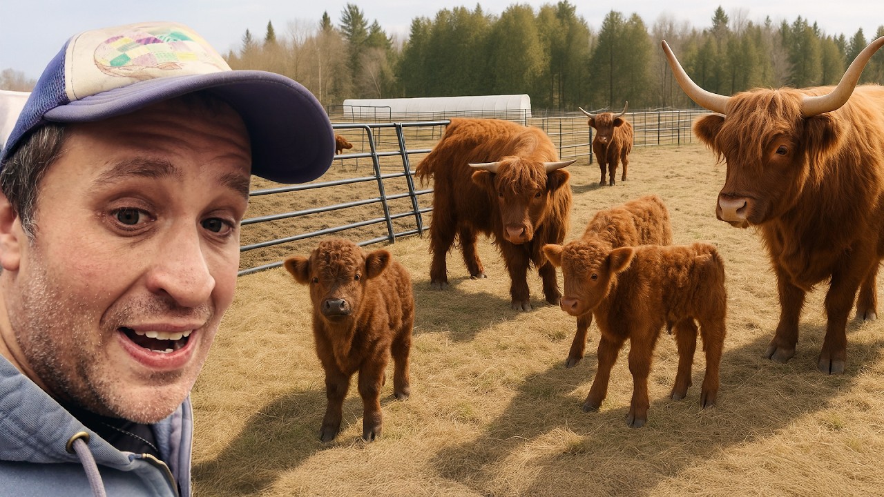 Meet my favorite cow's adorable new calf on the farm