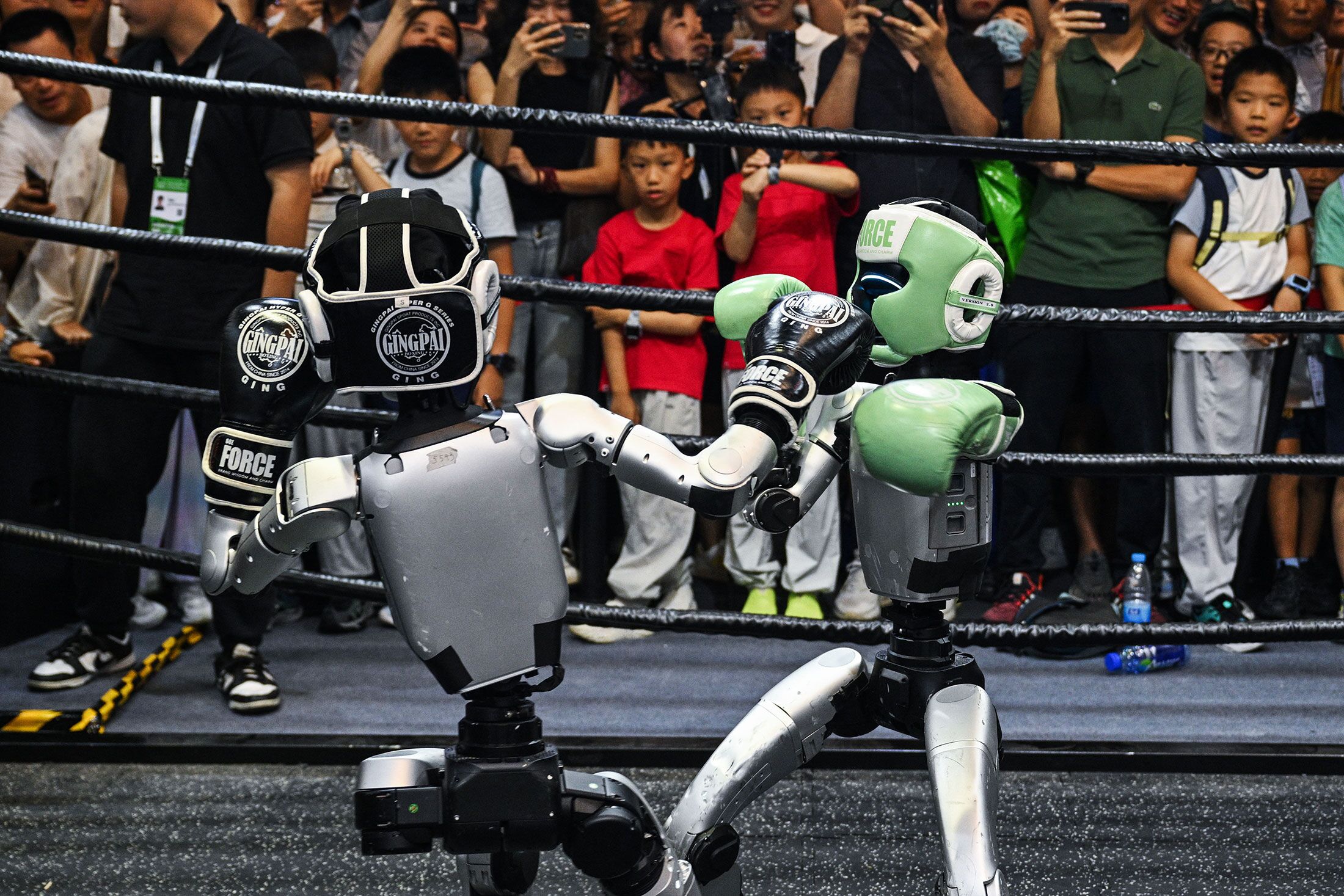 Boxing, Backflipping Robots Rule at China’s Biggest AI Summit