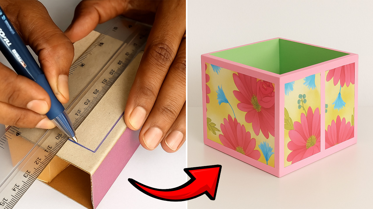 DIY Best Out of Waste Cardboard - Cardboard Craft Ideas for Home