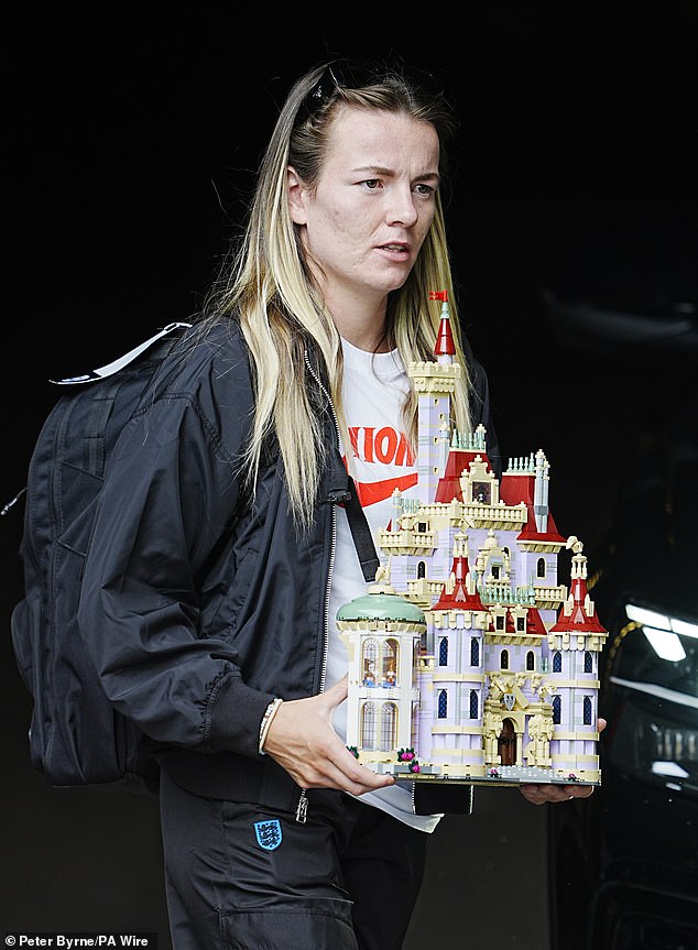 Revealed: Reason why England hero Lauren Hemp is clutching Lego Disney ...