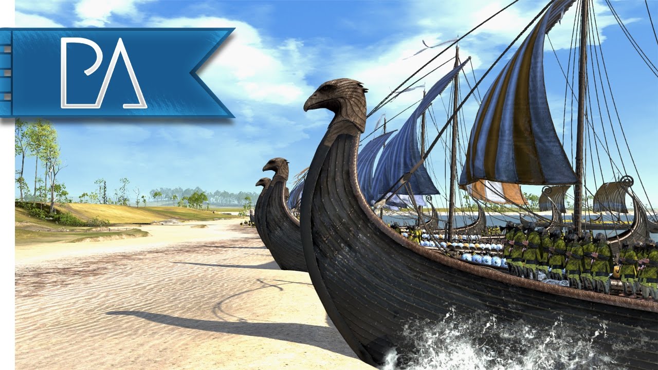 Vengeance of the gods: Viking beach landing - Total War: Attila mod ...