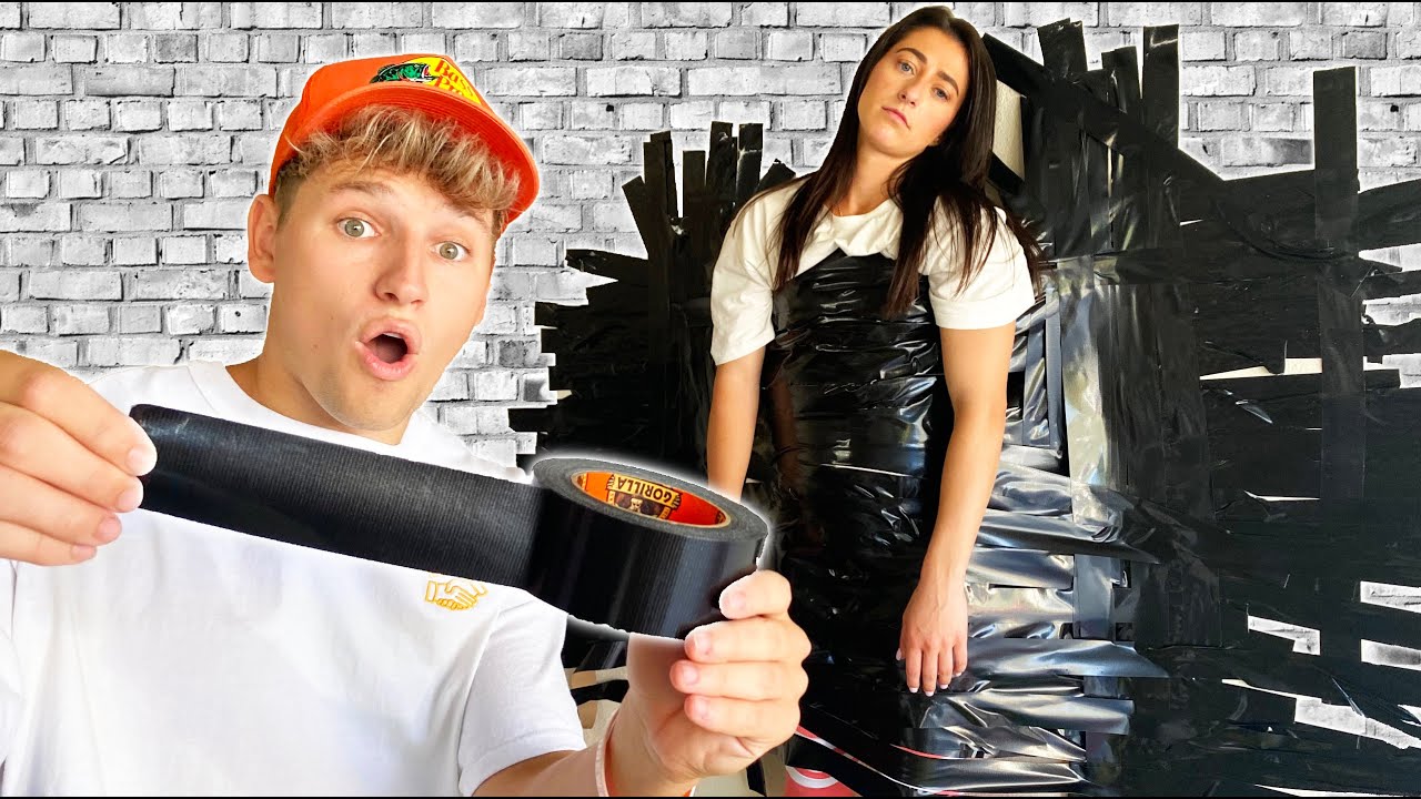 Prankster Tests Boundaries With a Creative Duck Tape Challenge