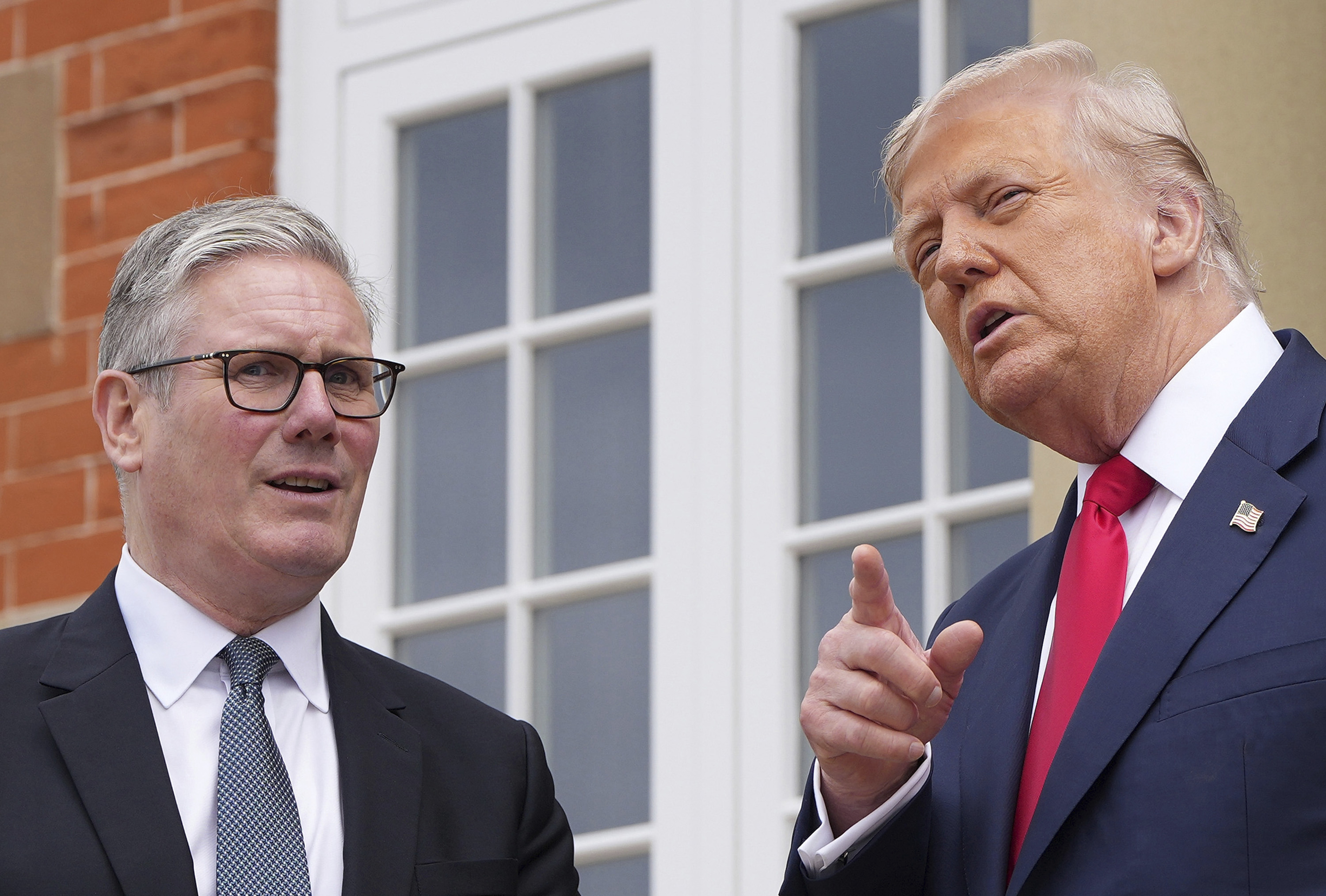 What happened at Trump and Starmer's meeting in Scotland