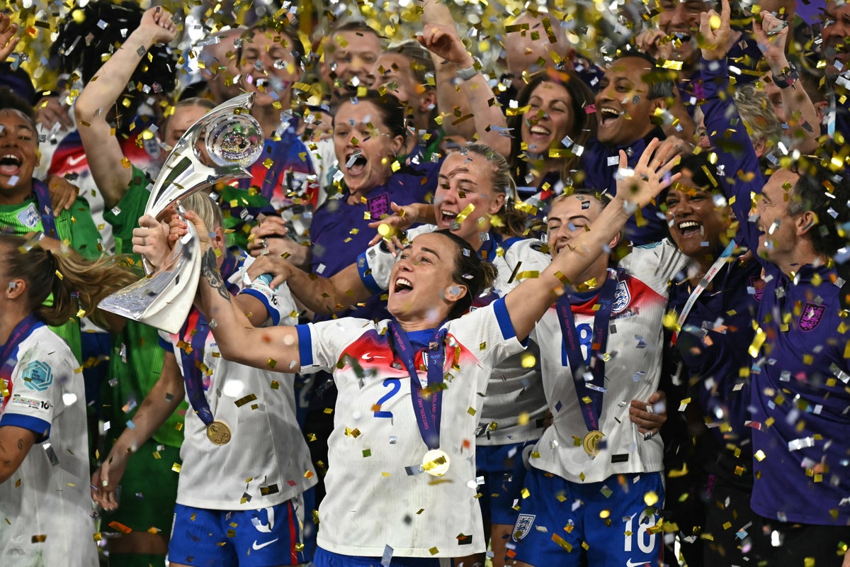 England trophy parade: Route, map and schedule for Euro 2025 victory ...