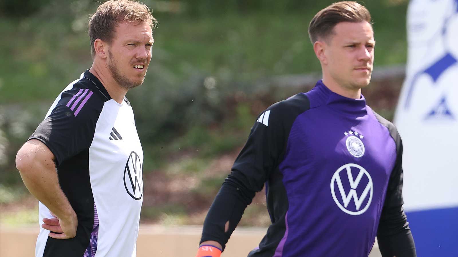 "Er ist die Nummer eins, wenn ...": Bundestrainer Julian Nagelsmann ...