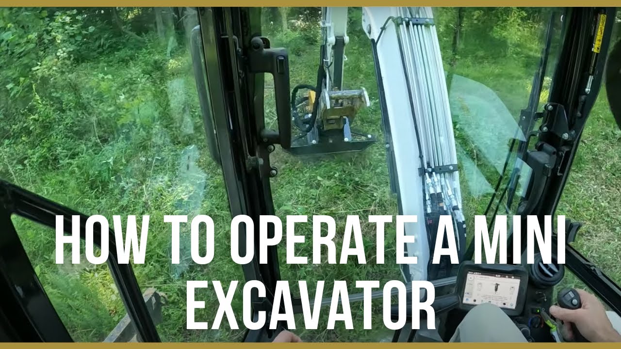 How to Operate a Mini Excavator — Tips, Tricks & Attachments