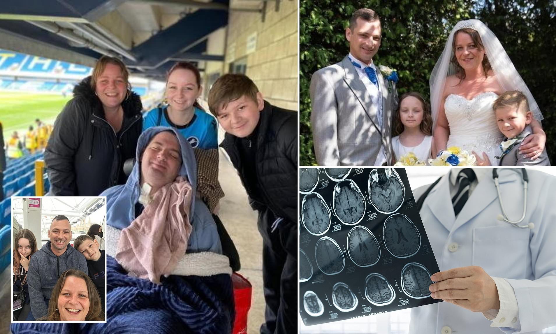 Fit and healthy father-of-two left with 'locked-in syndrome' after ...