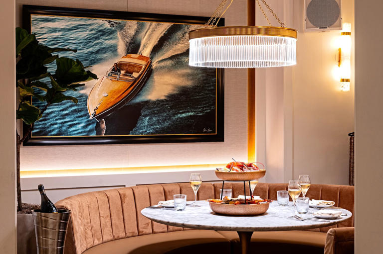 A glam Riviera restaurant from one of D.C.'s top French chefs debuts
