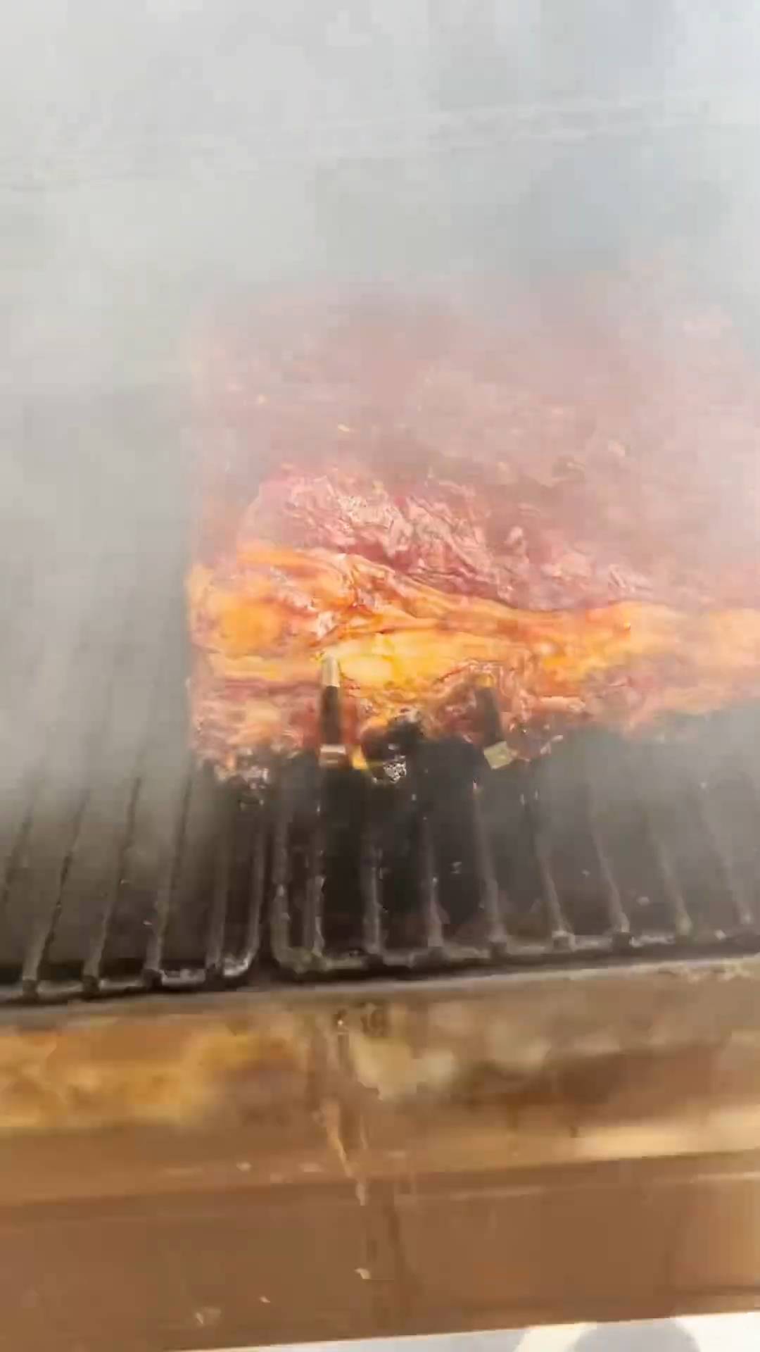 Smoked Asian beef dino ribs