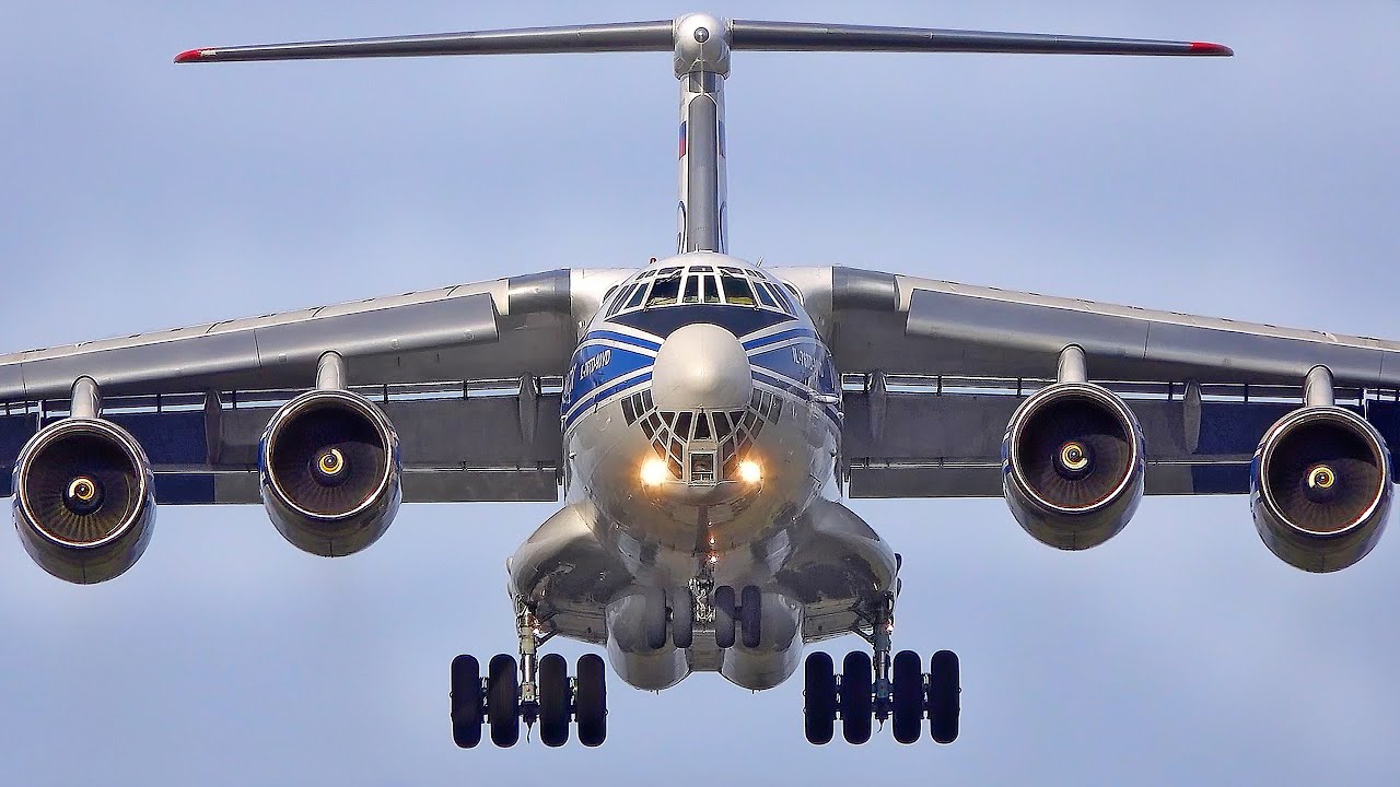 Antonov An-124 & Il-76 Highlights – Ukrainian & Russian Aviation at HHN