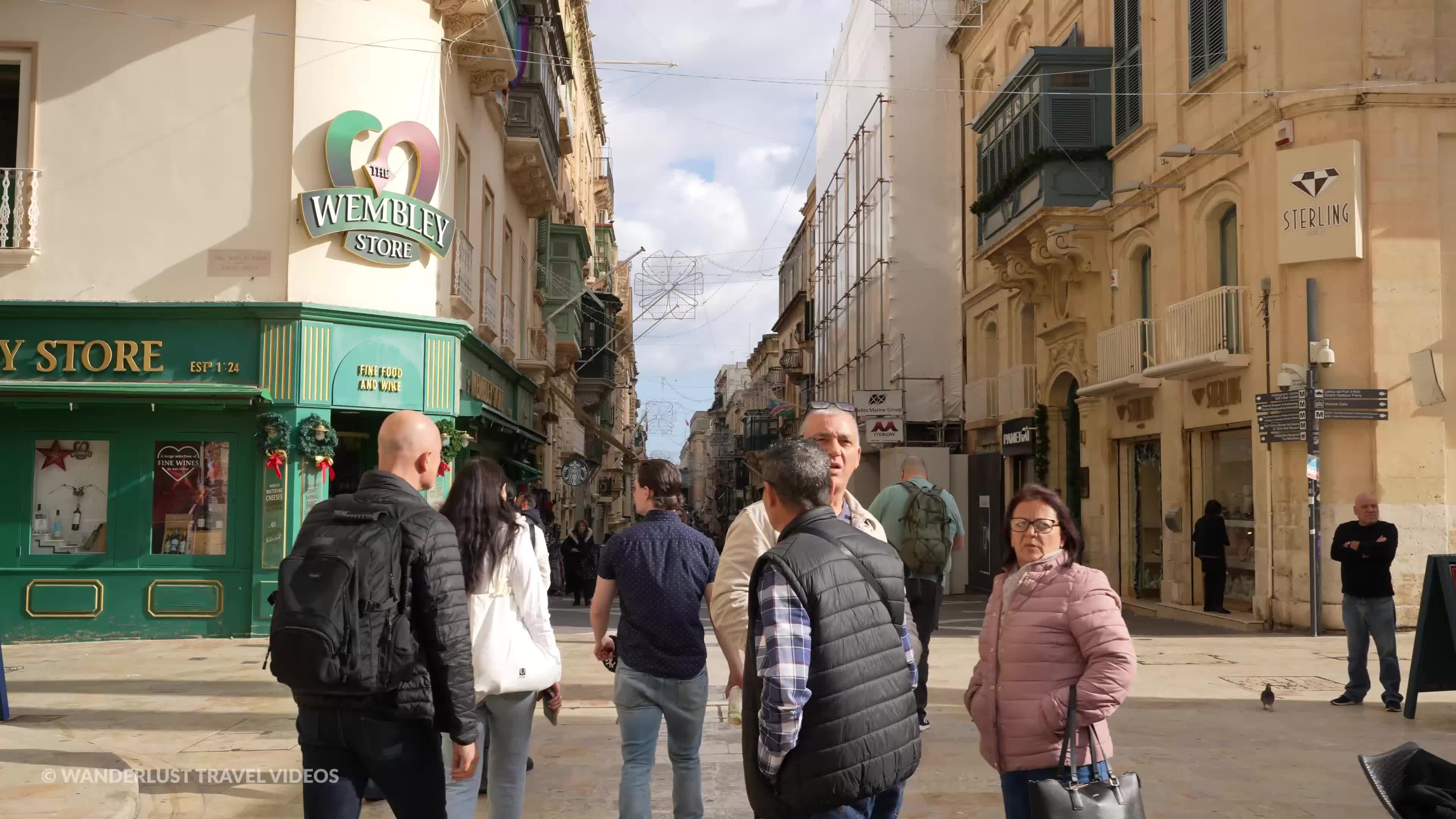 Exploration de la ville de La Valette à Malte – Visite à pied (4K)