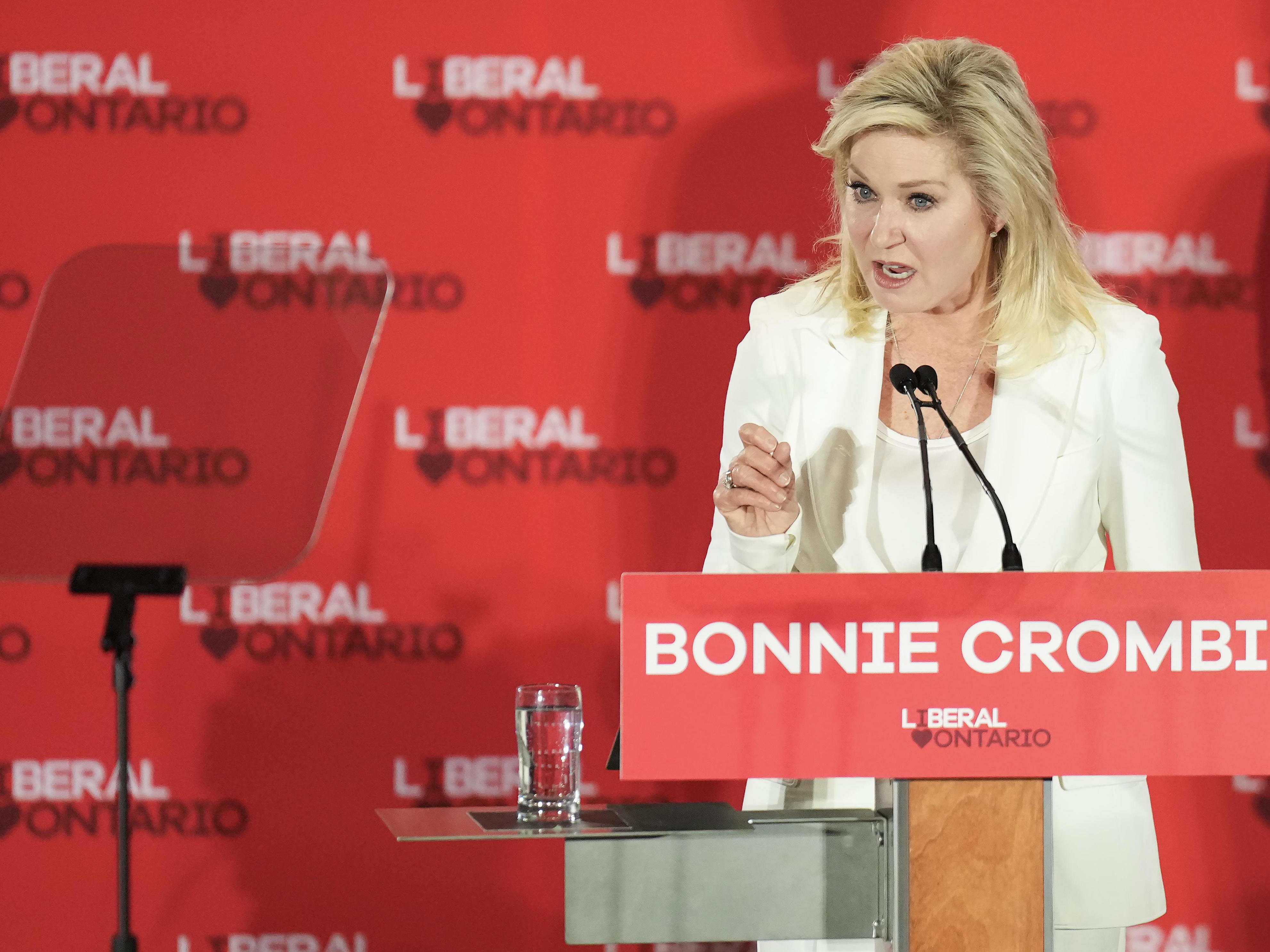 Bonnie Crombie quitte son poste de chef du Parti libéral de l’Ontario