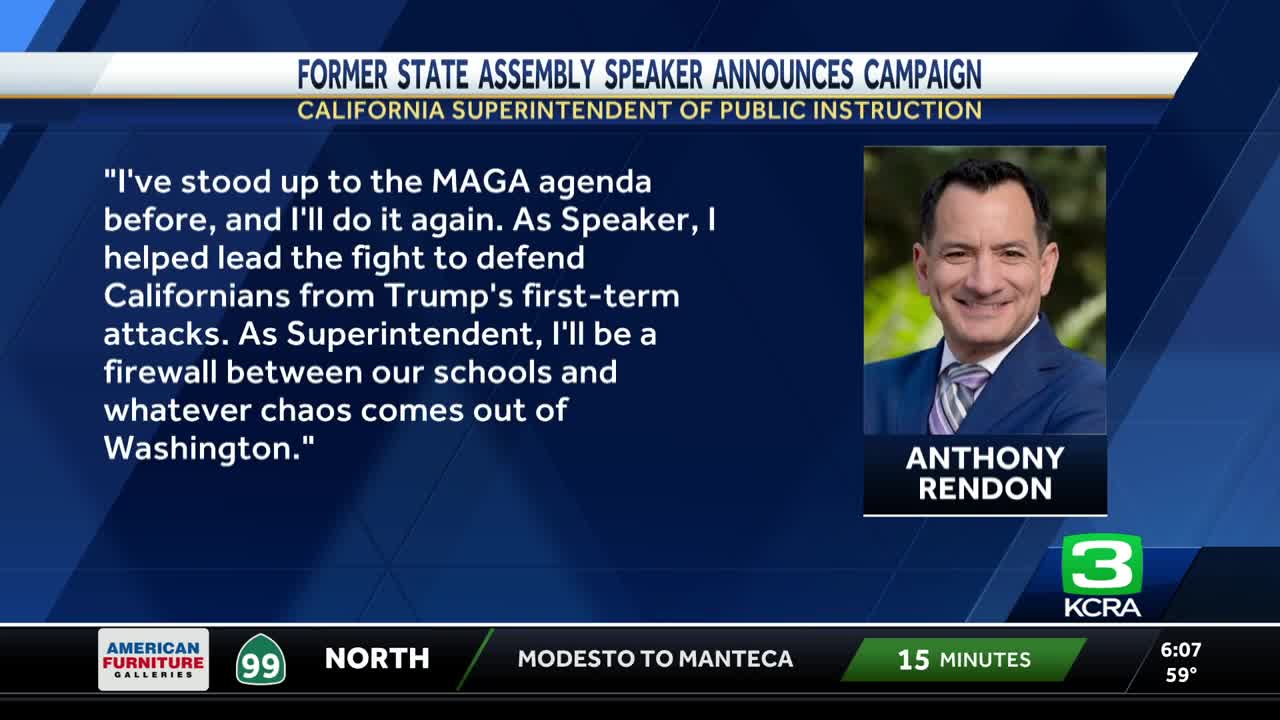 Anthony Rendon announces bid for California Superintendent of Public ...