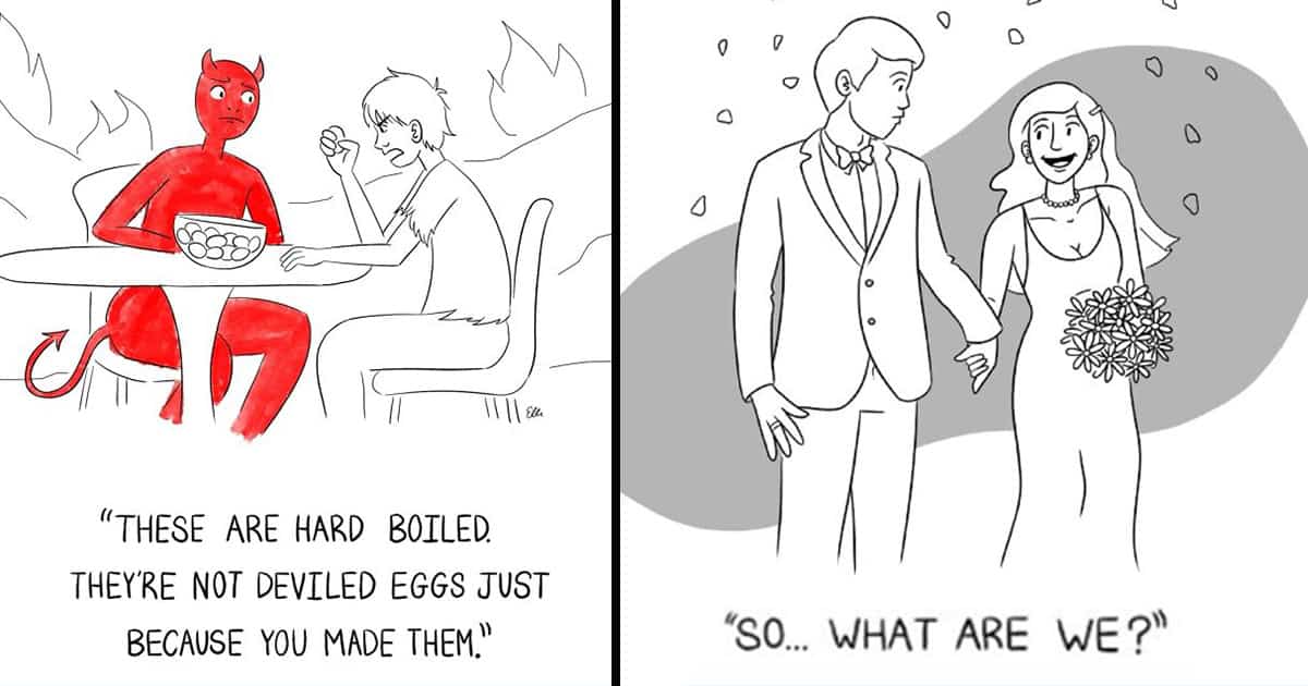 30 relatable single panel comics from hilarious cartoonist Ellen Liebenthal