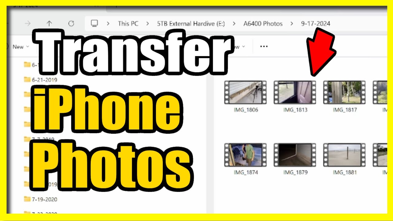 How to Transfer iPhone Photos to Windows 10/11 PC (Import Photos Easy)