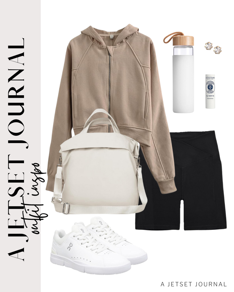 Love These Outfit Ideas With Style Pullovers and Bike Shorts for the ...