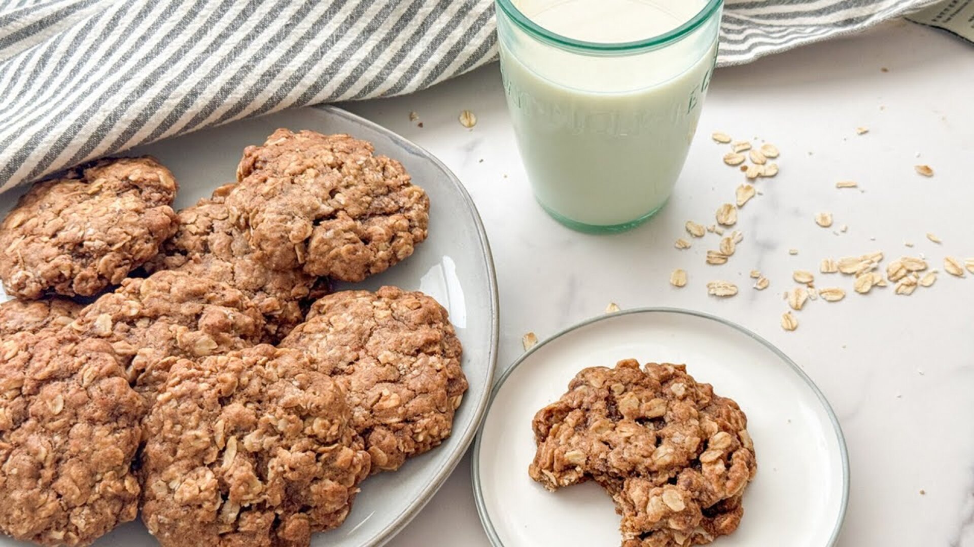 Vegan Chewy Oatmeal Cookie Recipe