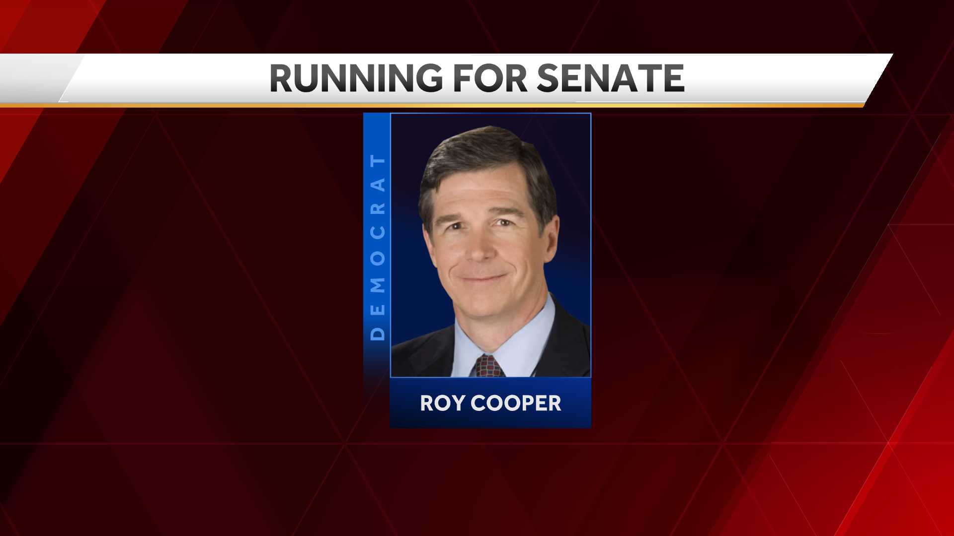Former Governor Roy Cooper announces Senate bid