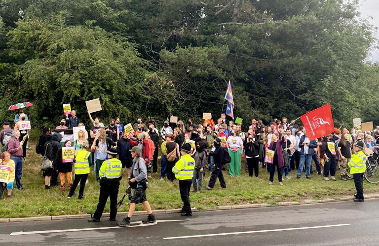 Where have there been asylum seeker hotel protests? Map shows latest ...