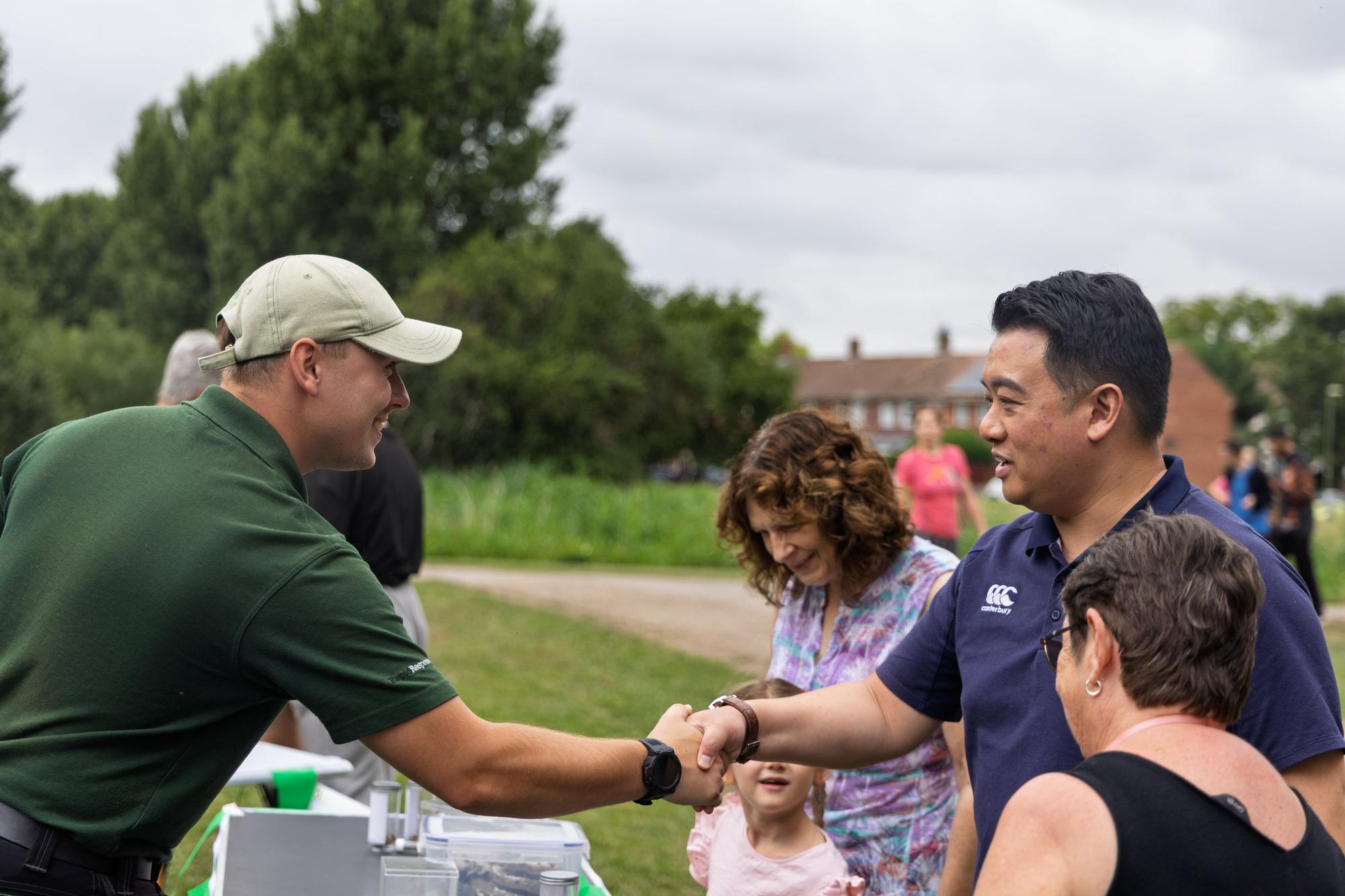 Havant MP Alan Mak opens Friends of the Hermitage Stream Summer Fun Day ...