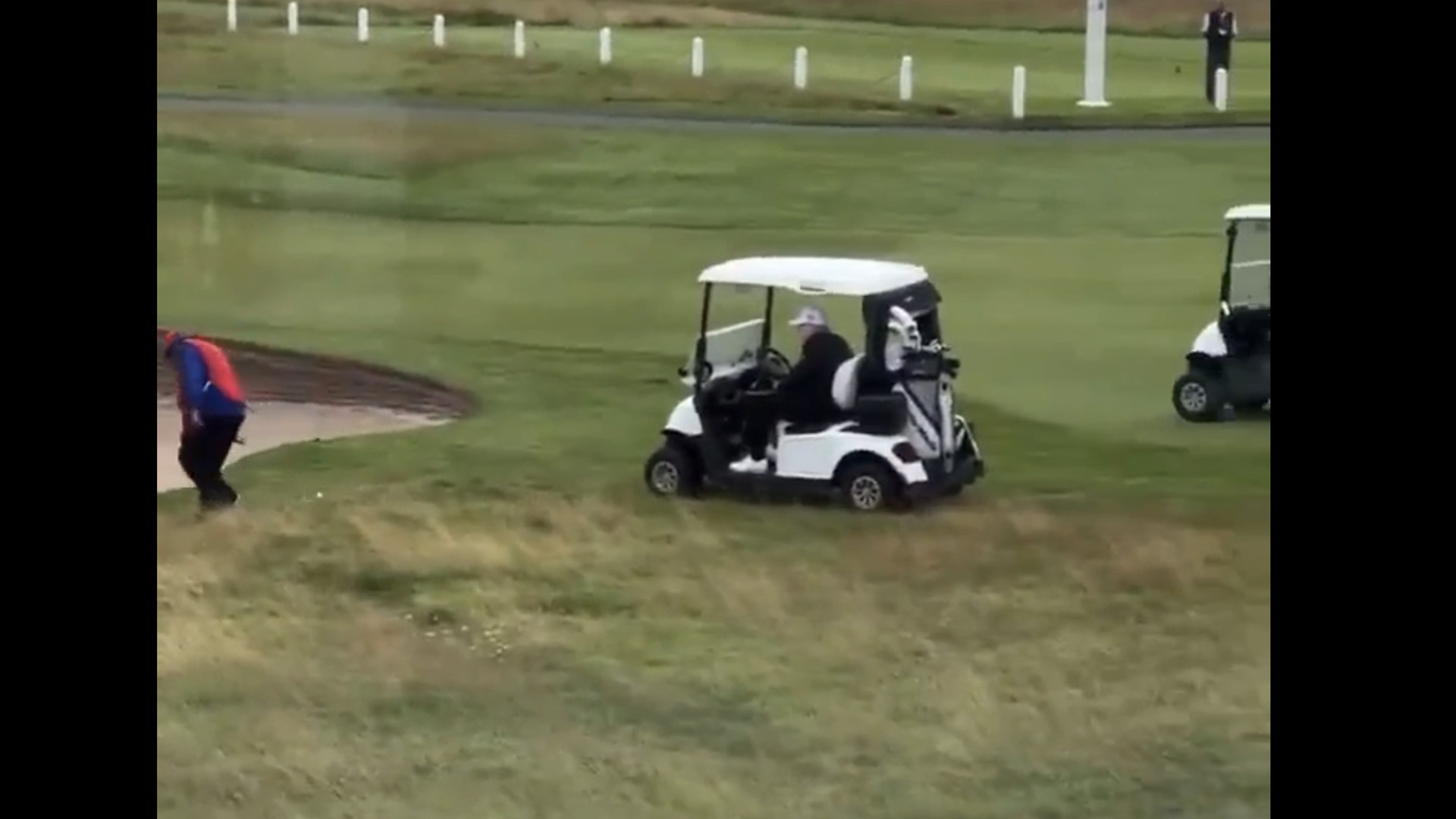 Donald Trump caught cheating at golf in 4K