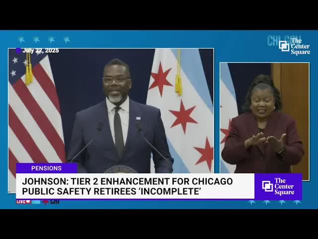 Johnson: Tier 2 enhancement for Chicago public safety retirees 'incomplete'