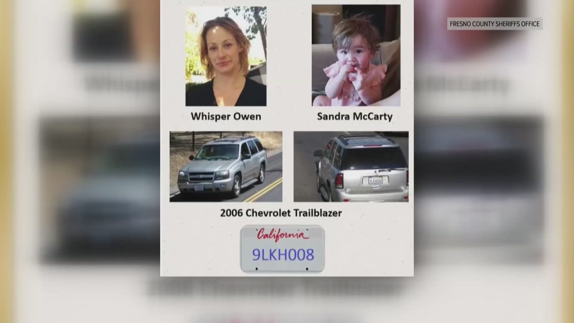 Search for missing mother and daughter