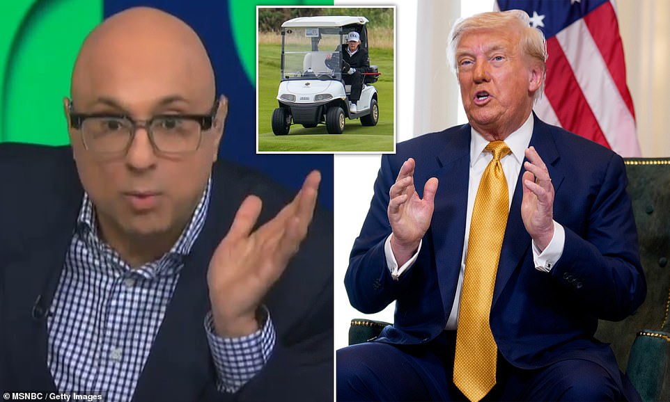 MSNBC panel explodes after Trump is asked about golf in Scotland