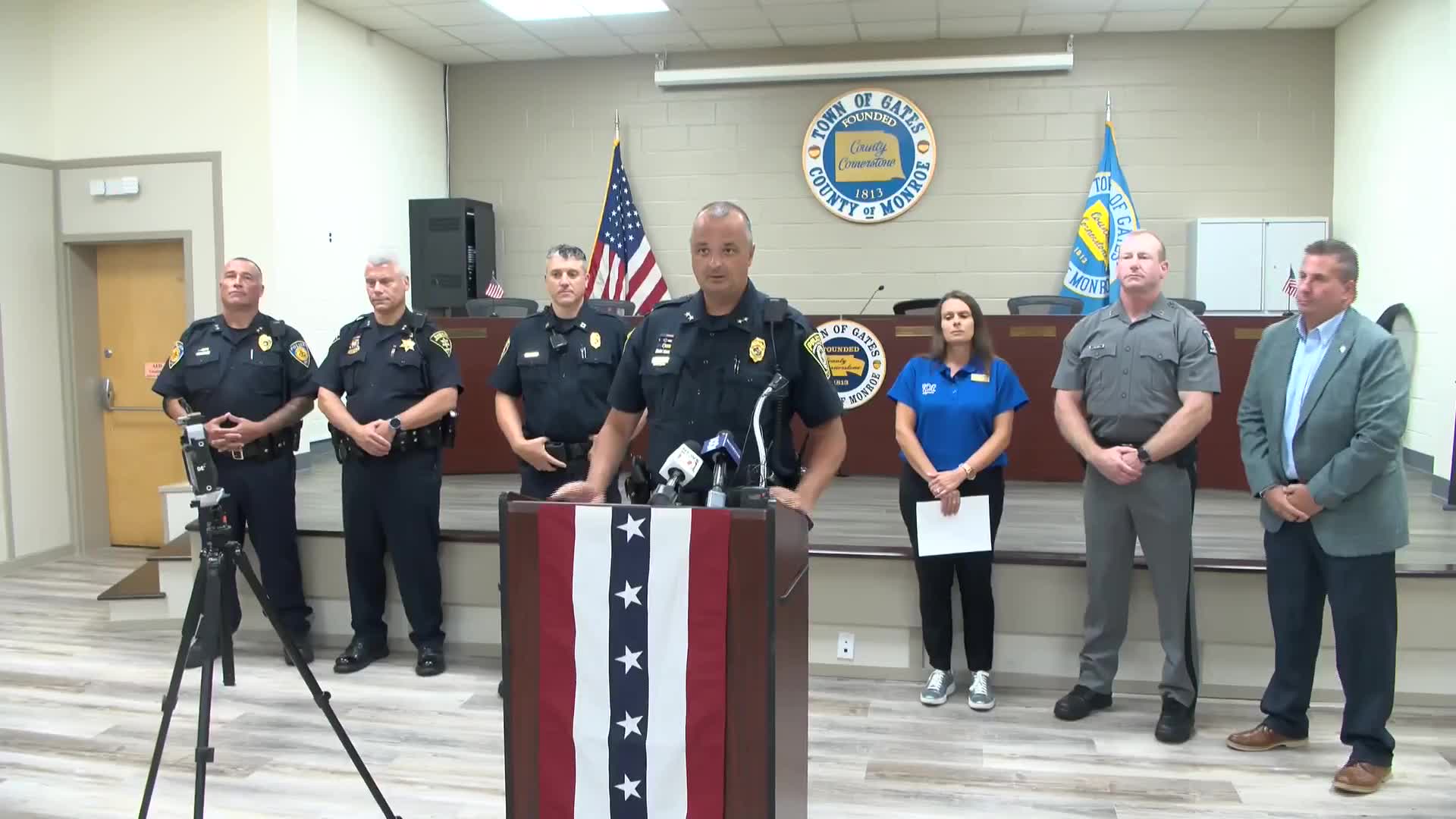 Gates Police announce arrest in Saturday shooting at Wegmans warehouse