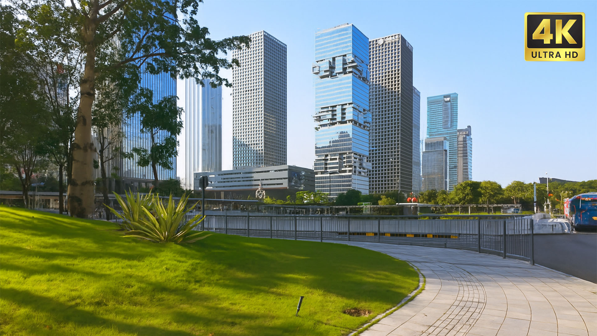 Shenzhen, China’s Modern Center for Technology and Innovation (4K)