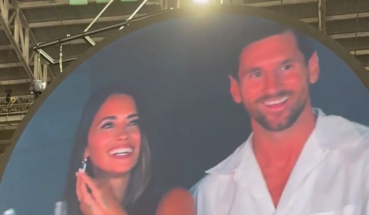 Lionel Messi caught off-guard by Coldplay kiss cam in viral moment