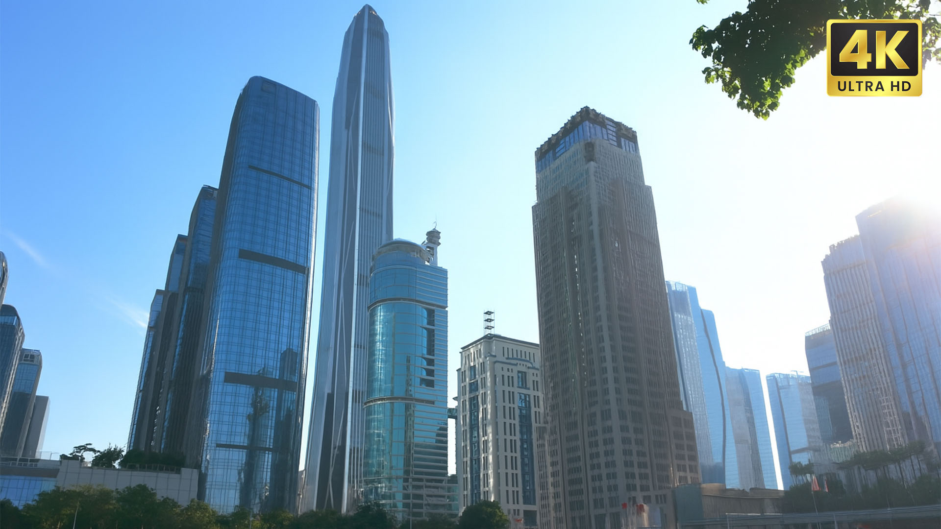 Centro de desarrollo tecnológico en Shenzhen, China 4K