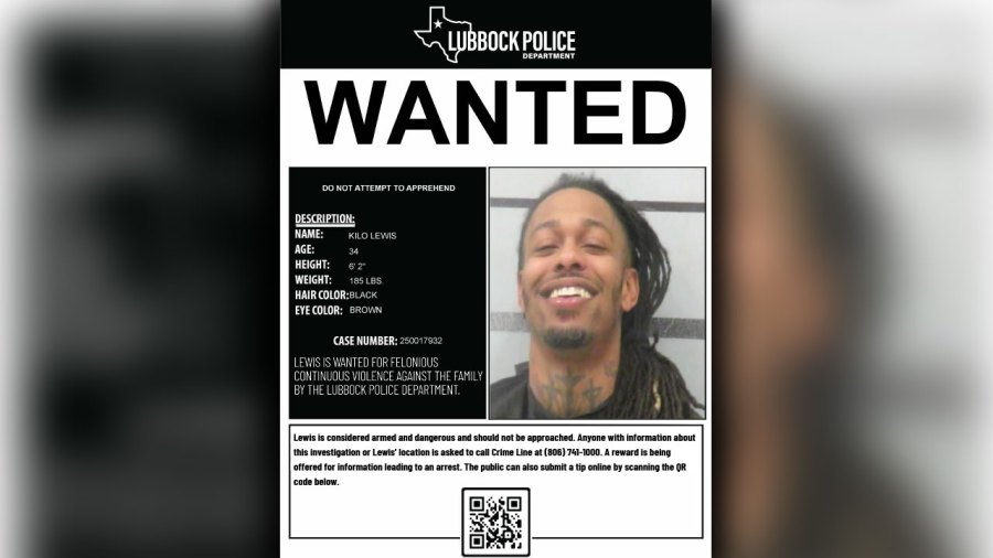 Lubbock Police seeking wanted fugitive, public asked to help