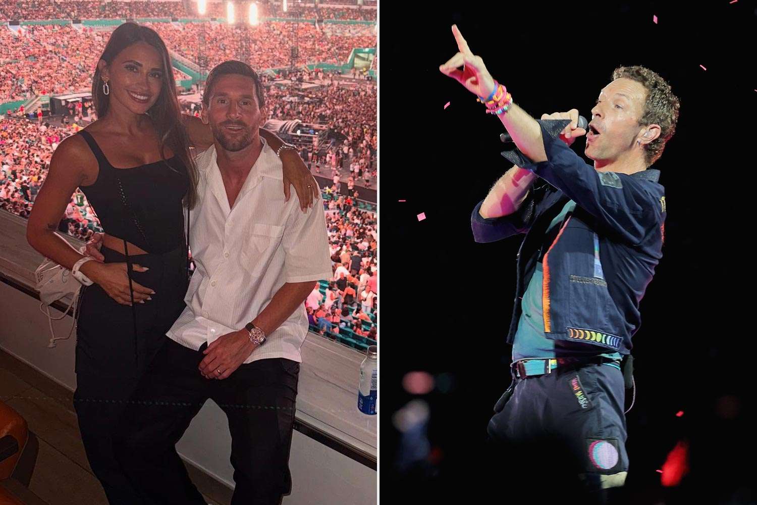 Chris Martin Serenades Lionel Messi and Wife Antonela Roccuzzo as They’re Featured on Coldplay’s ...