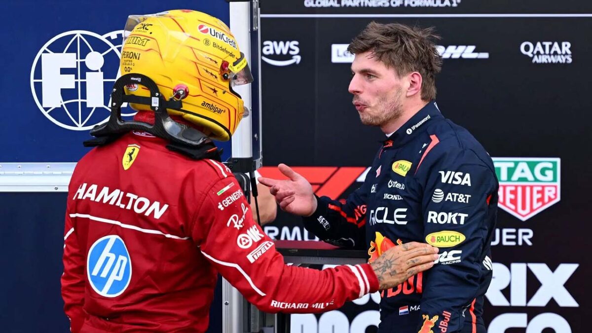 “Boo!” Dutch Driver Mocks Lewis Hamilton over Max Verstappen Incident ...