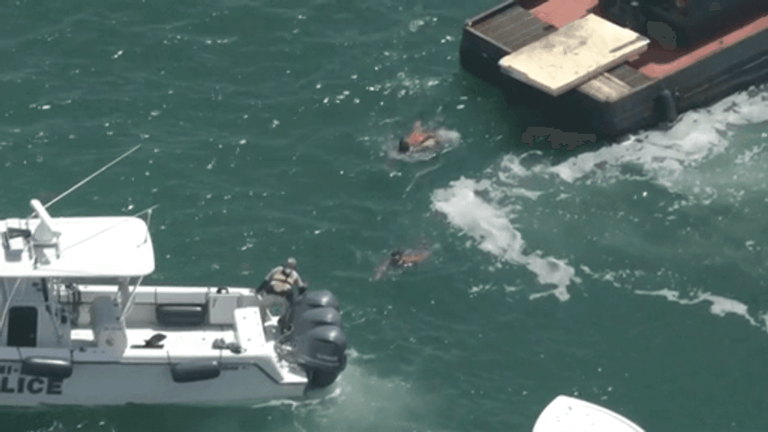 Third child's life claimed in sailboat and barge crash near Miami Beach