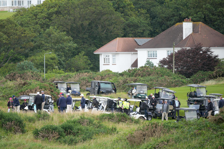 A look at 'Golf Force One': the black vehicle following Trump on the ...