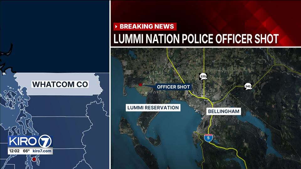 VIDEO: Lummi Nation police officer shot