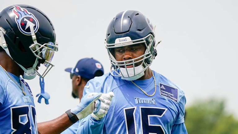 Titans waive former Razorback Burks after latest injury setback