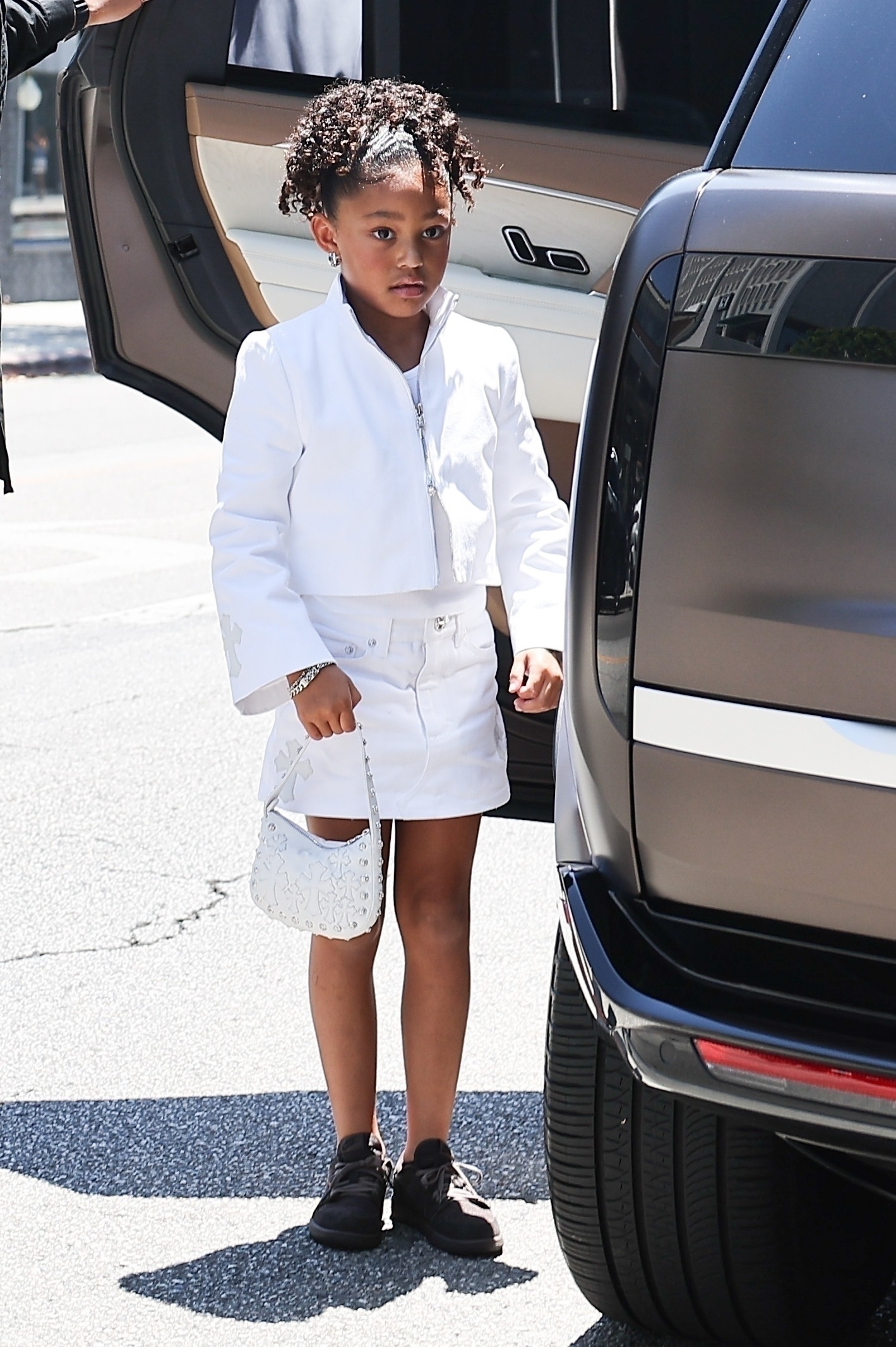 Kylie Jenner’s daughter Stormi, 7, steps out in custom Chrome Hearts ...