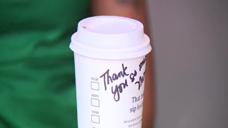 Monica Makes It Happen Show: Honoring our heroes in uniform at Starbucks