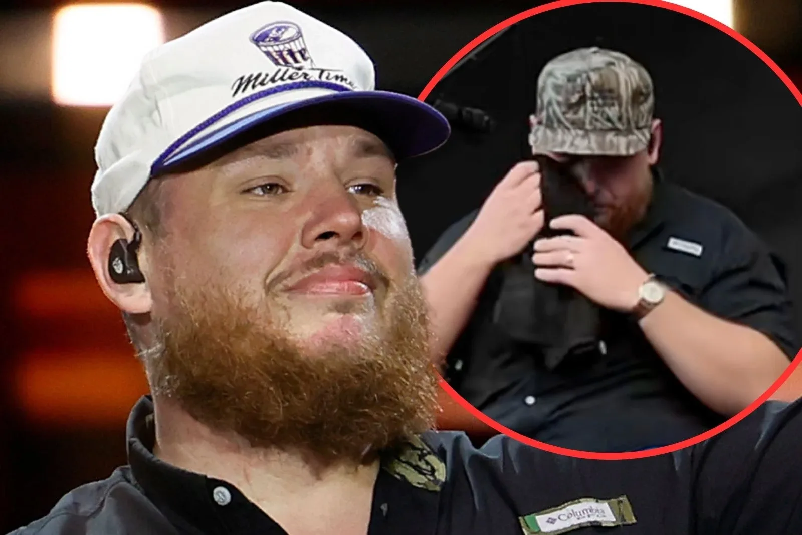 Luke Combs Loses Composure, Cries While Signing Special Song About His ...