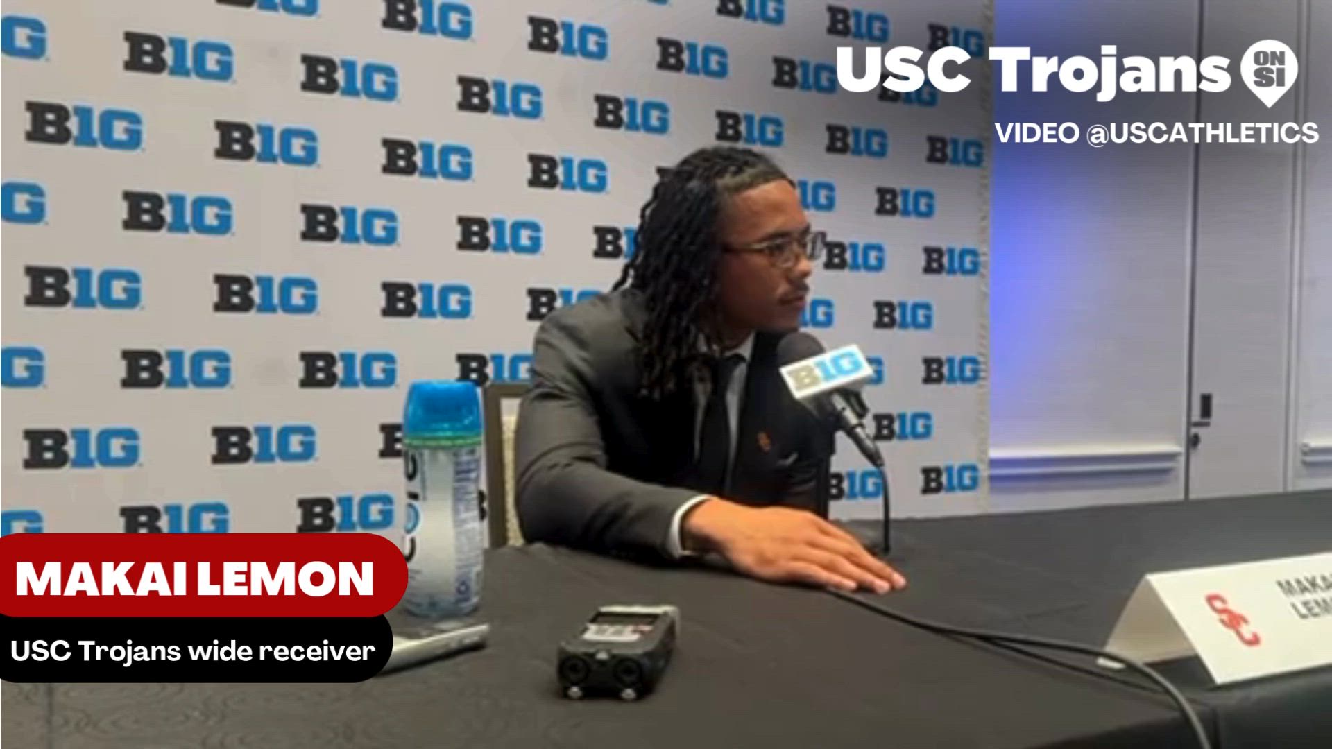 USC trojans wide receiver Makai Lemon discusses The greats of USC ...