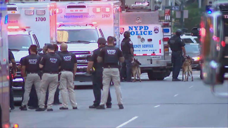 At least 5 people, including a police officer, killed in a Manhattan ...