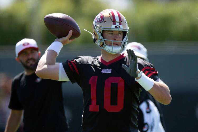 49ers practice report: QB Mac Jones celebrates, ‘fire hydrant' C.J ...